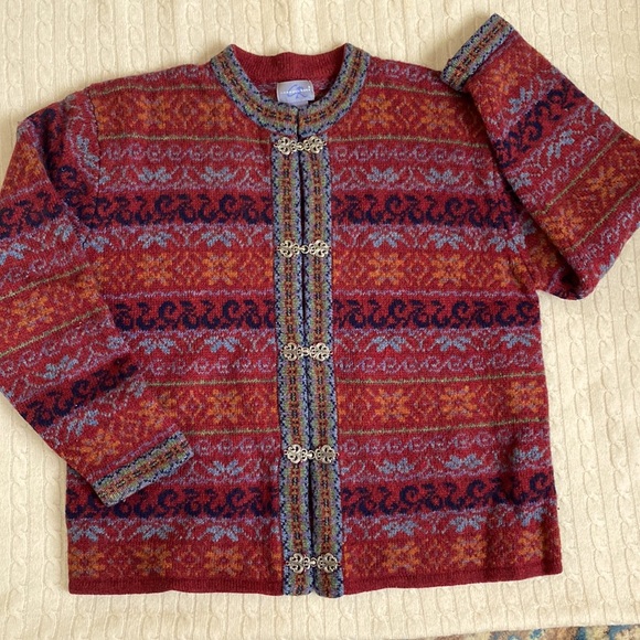 Carroll Reed | Sweaters | Vintage Carroll Reed Wool Cardigan S | Poshmark